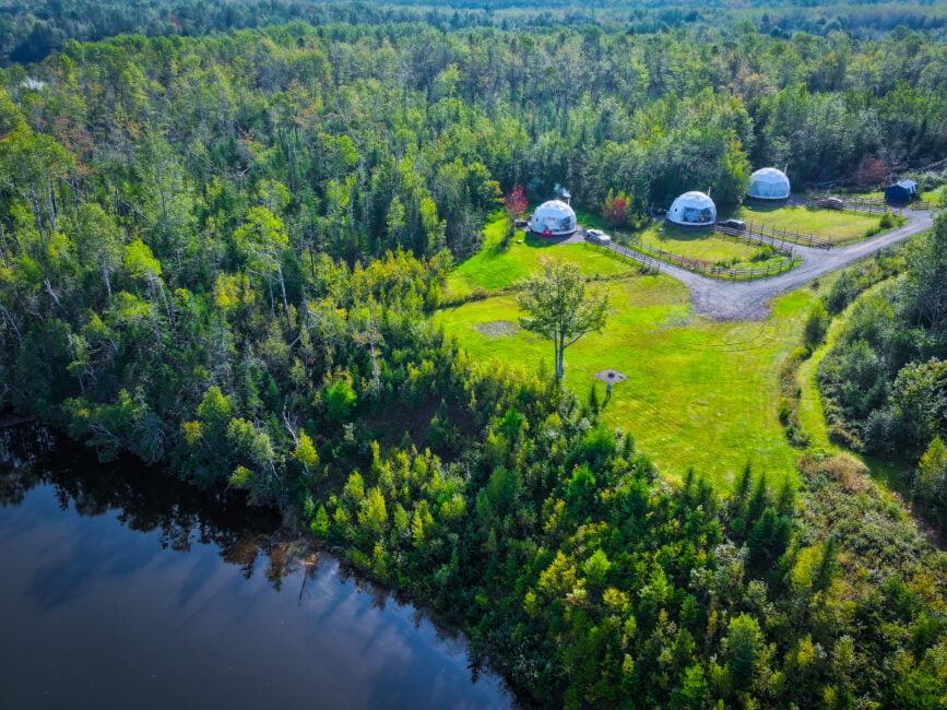 Wallace River Ranch & Domes | Cozy glamping domes | The GATE