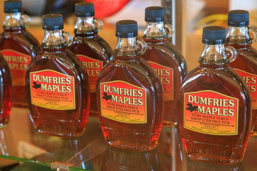Get a taste of maple syrup in New Brunswick at Dumfries Maples