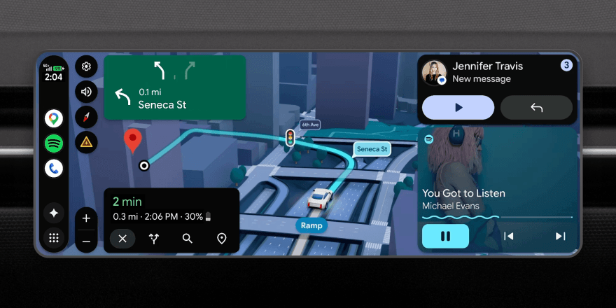 Android Auto updates include redesign, Immersive Navigation, new ...