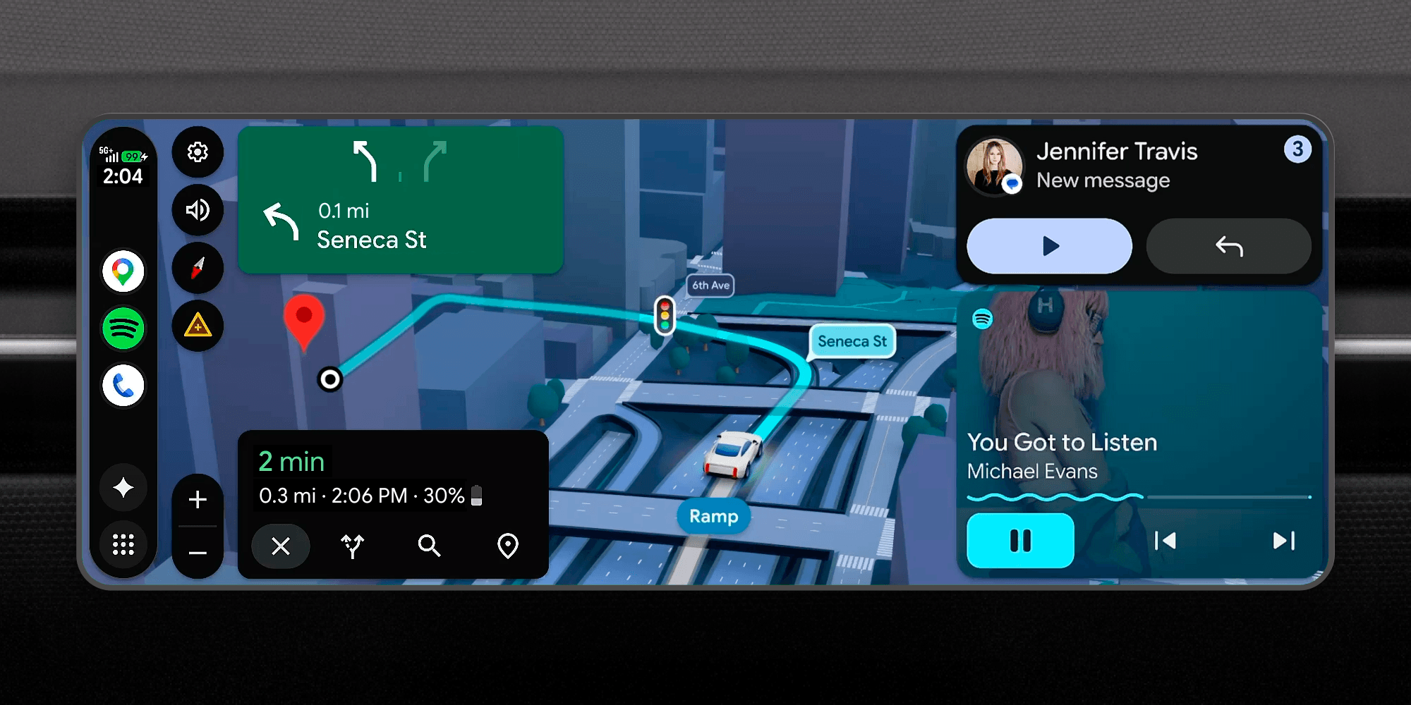 Android Auto updates include redesign, Immersive Navigation, new ...